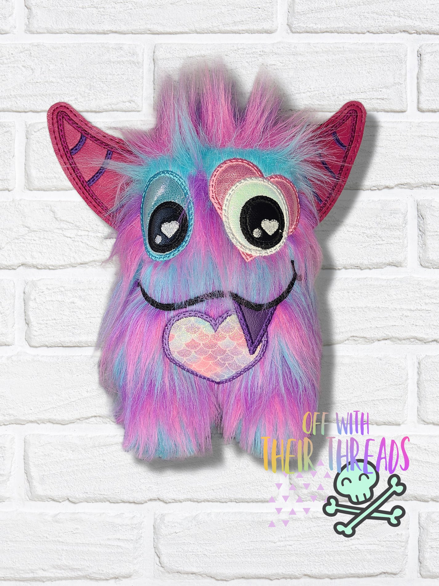 DIGITAL DOWNLOAD Love Monster Plushie Set 5 SIZES INCLUDED – Off With ...