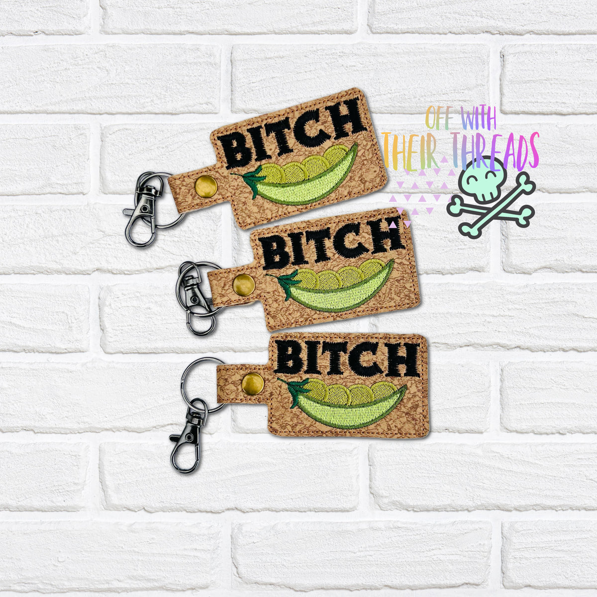 DIGITAL DOWNLOAD Mature Bish Please Peas Snap Tab Key Chain – Off With ...