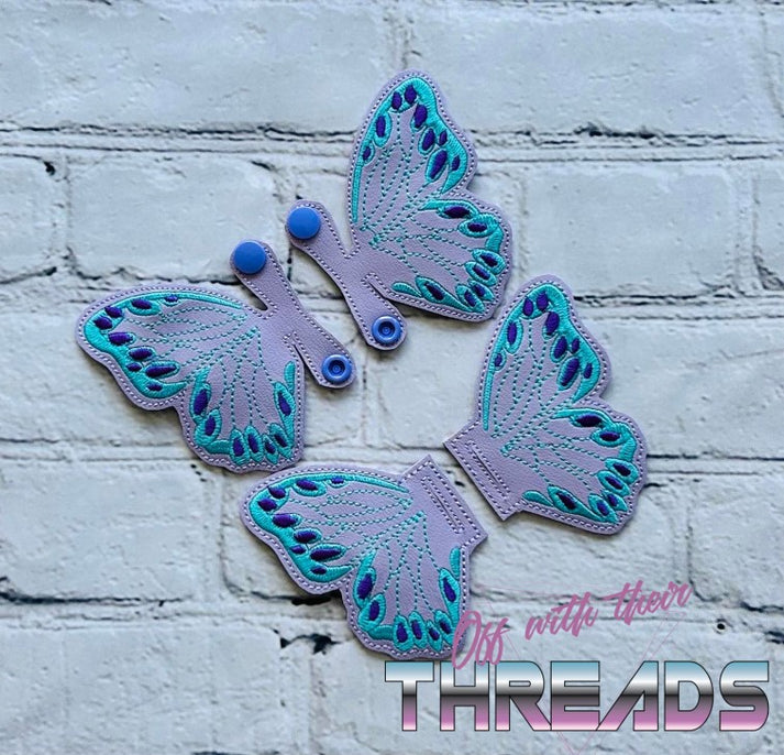 DIGITAL DOWNLOAD Butterfly Wing Style 2 Velcro Shoe Boot SNAP AND SLID ...