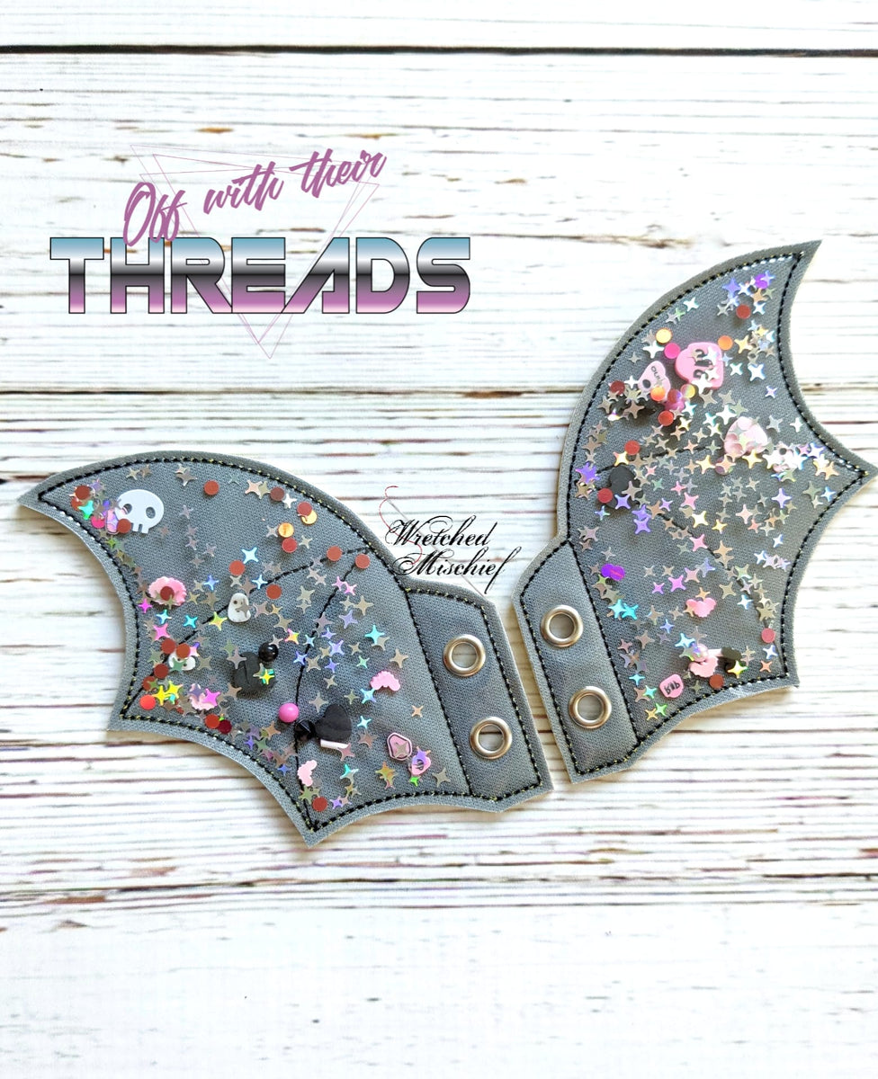 DIGITAL DOWNLOAD 3D Shaker Bat Wings For Clear Vinyl 7 SIZES INCLUDED ...