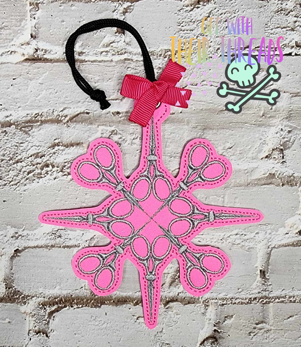 DIGITAL DOWNLOAD Vintage Scissors Snowflake Ornament Bookmark Gift Tag ...
