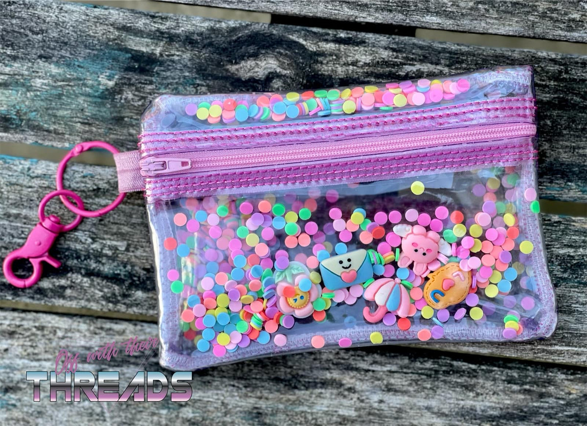 DIGITAL DOWNLOAD 3D Shaker Zipper Bag Set 4 SIZES INCLUDED! – Off With ...