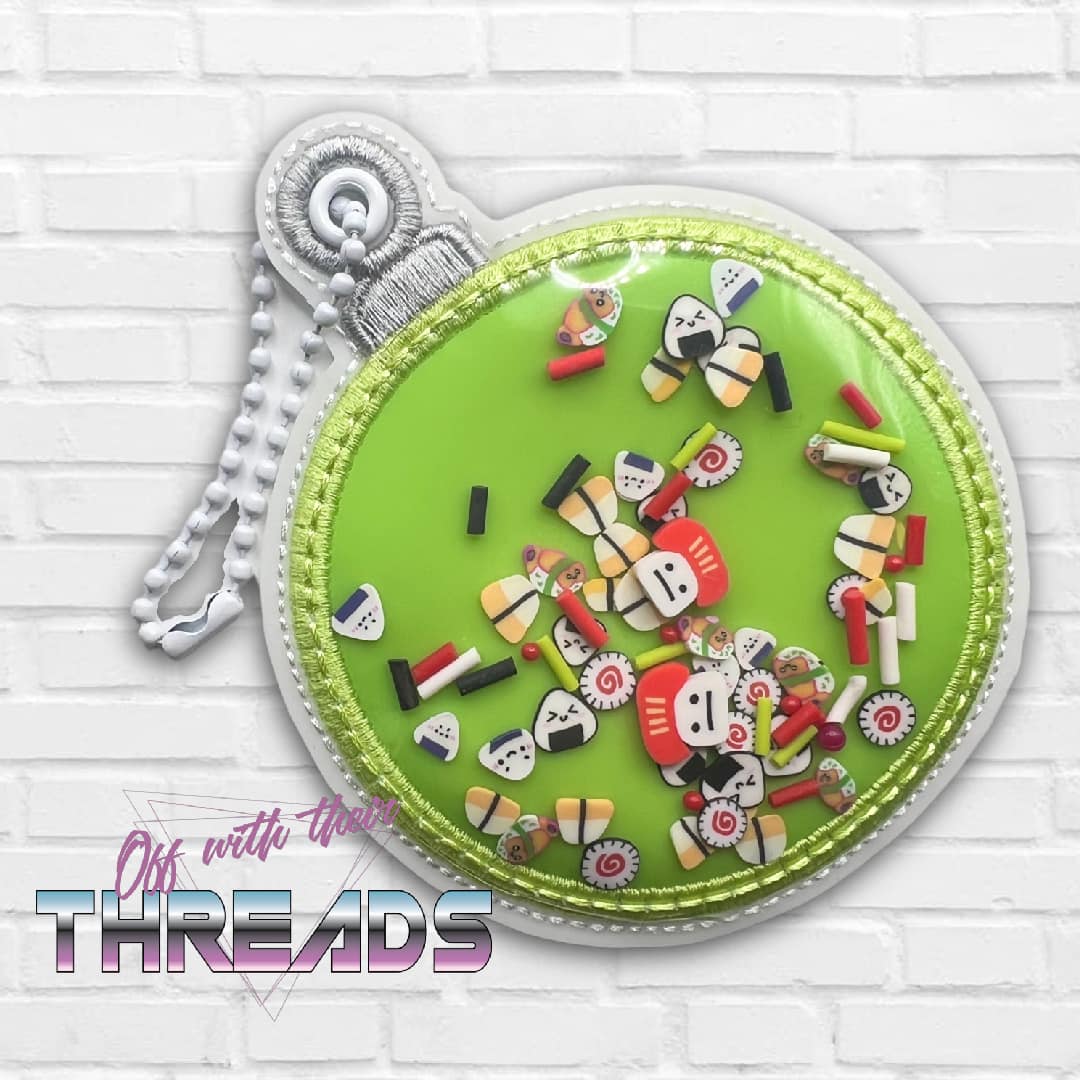 DIGITAL DOWNLOAD Applique 3D Shaker Round Ornament Bag Tag Bookmark ...