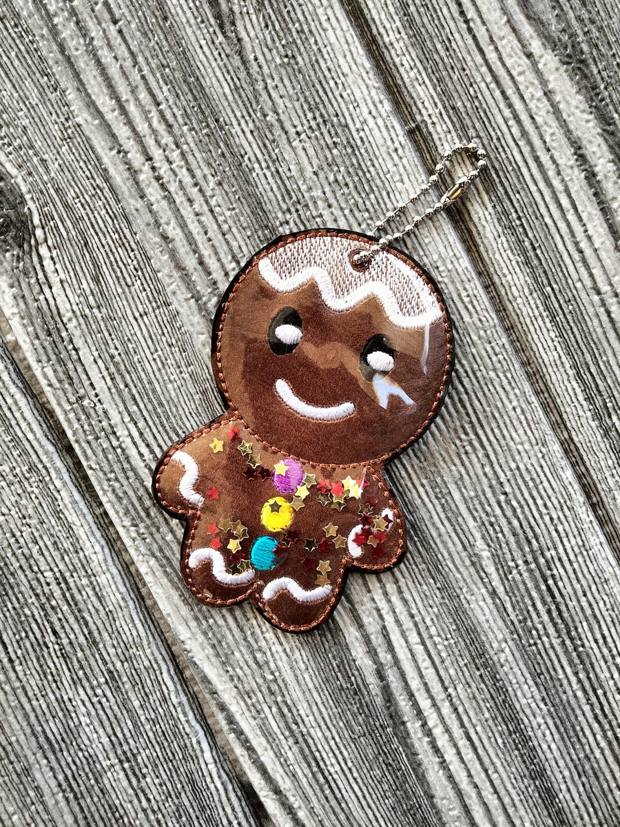 DIGITAL DOWNLOAD 3D Shaker Gingerbread Man Ornament Bookmark Gift Tag ...