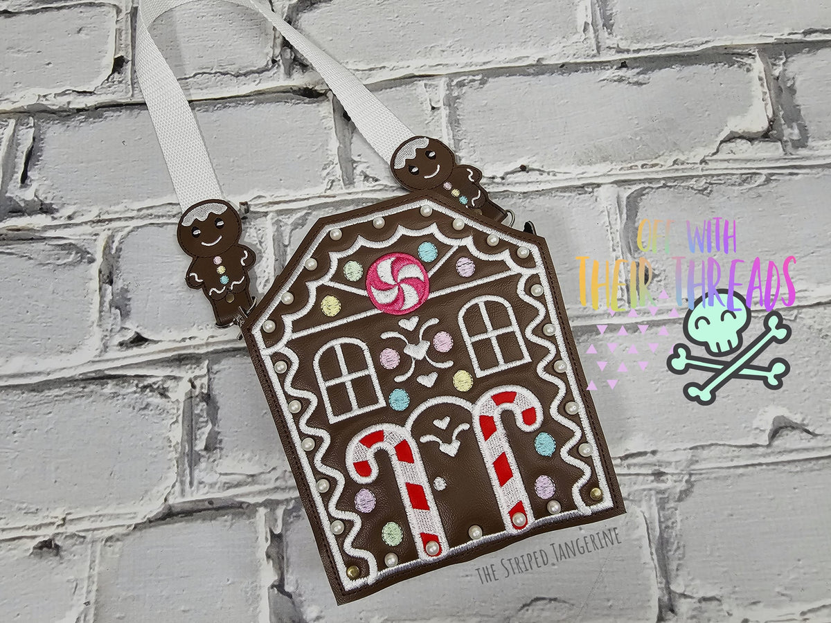 DIGITAL DOWNLOAD The Most Awesome ITH Gingerbread House Rivet Bag Ever ...