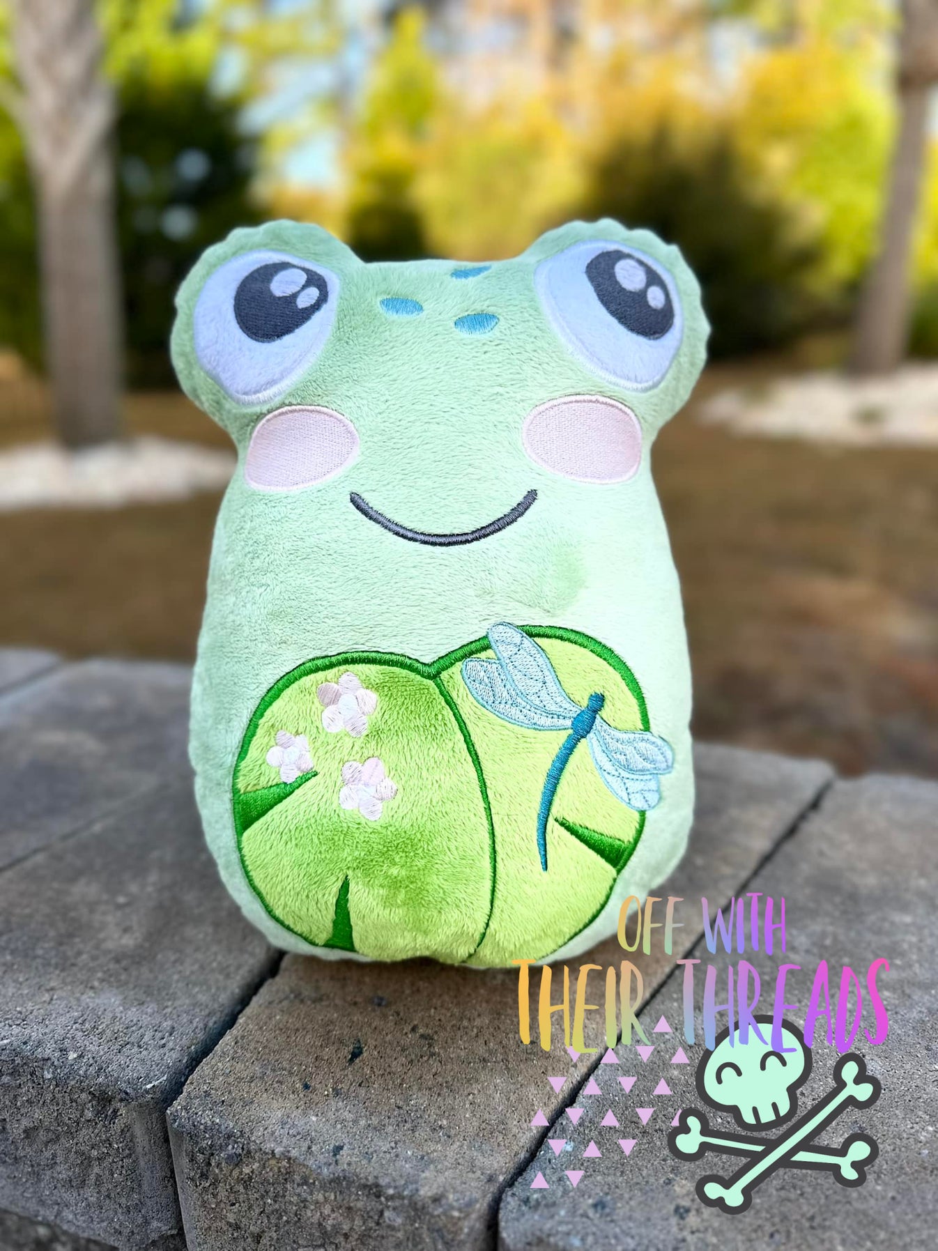 DIGITAL DOWNLOAD Lily The Froggy Frog Plush Stuffie 5 SIZES INCLUDED ...