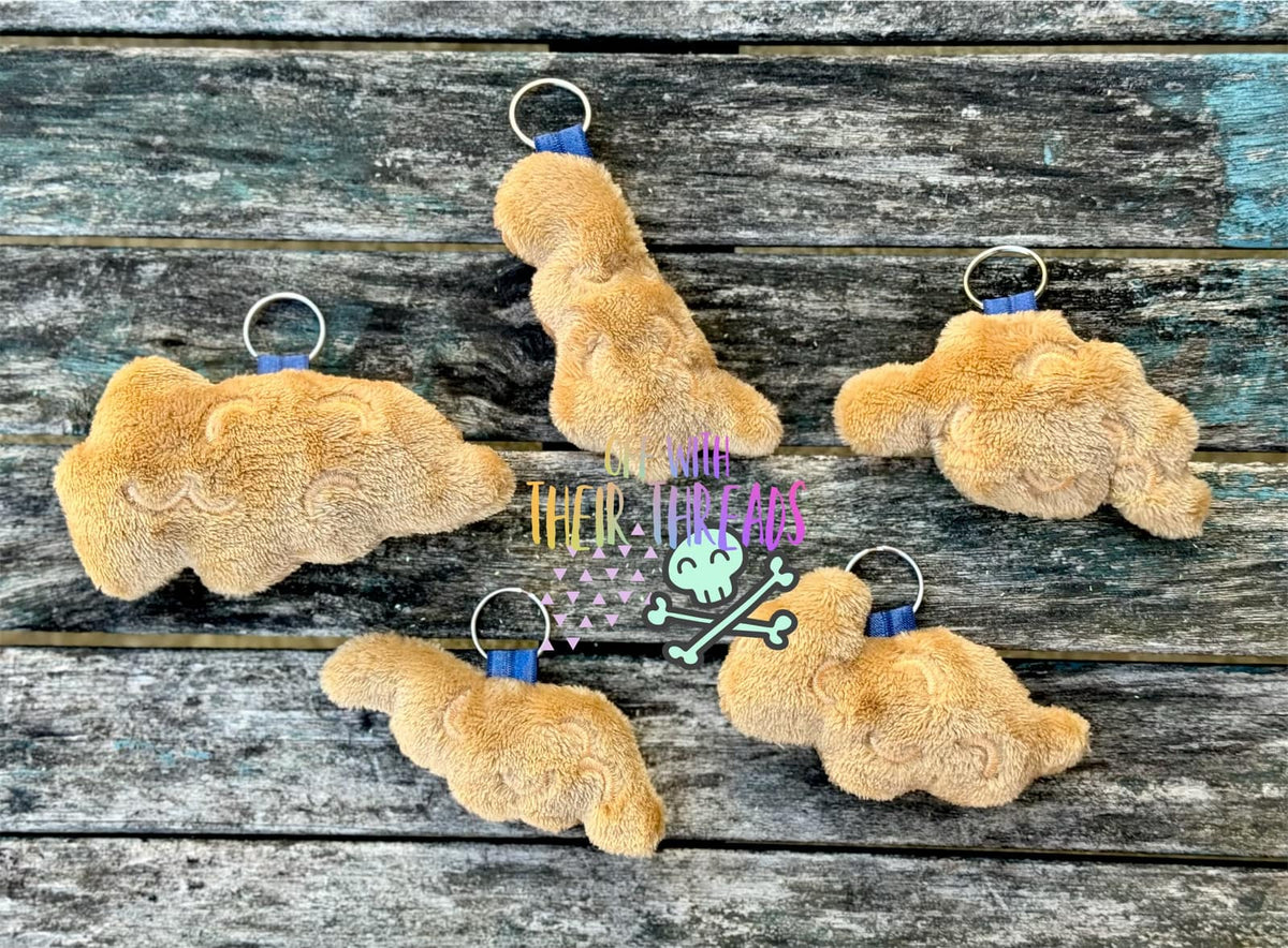 DIGITAL DOWNLOAD Dino Nuggies Chicken Nuggets Plush Stuffie 5 SIZES IN ...