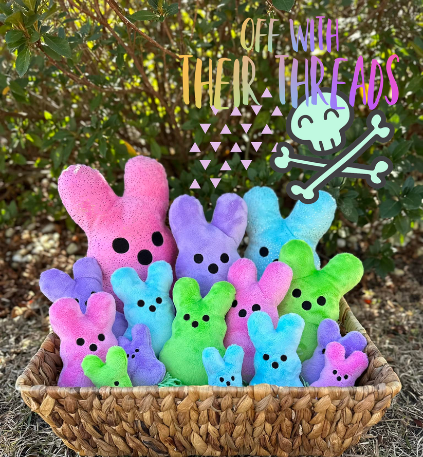 DIGITAL DOWNLOAD Bunny Squishy Set Stuffie 9 SIZES INCLUDED – Off With ...