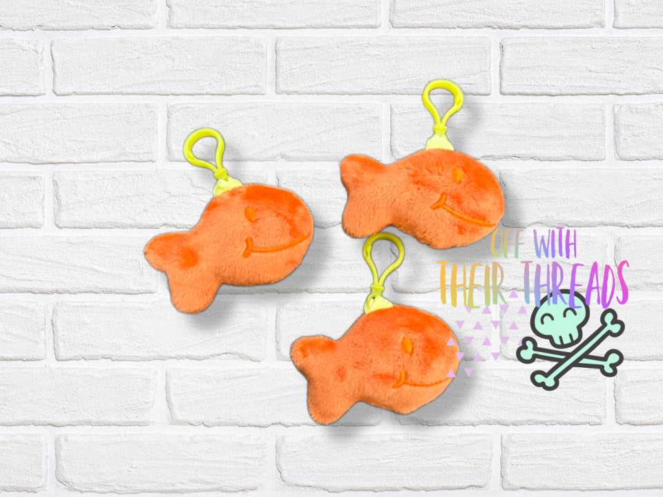 DIGITAL DOWNLOAD Goldfish Key Chain Squishy Plush – Off With Their Threads