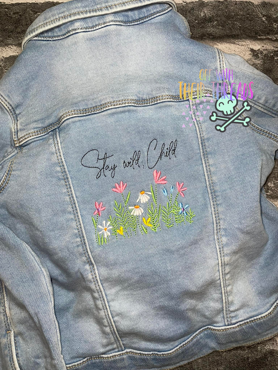 DIGITAL DOWNLOAD Stay Wild, Child Wildflower 5 SIZES INCLUDED – Off ...