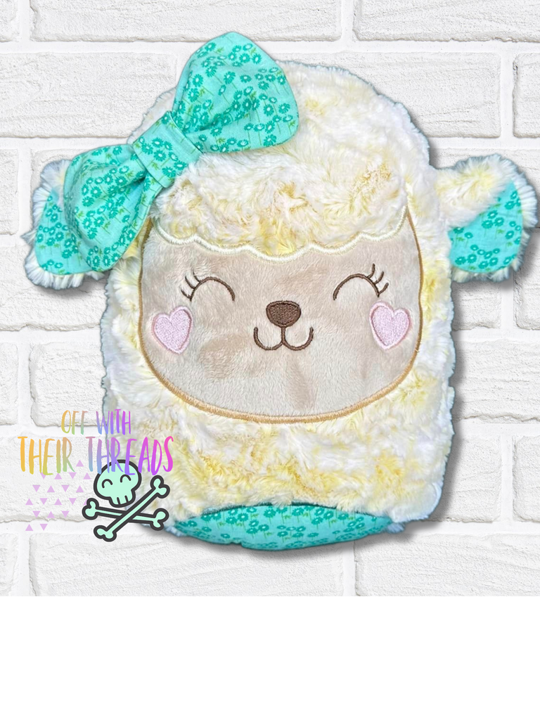 DIGITAL DOWNLOAD Applique Lamb Squishy Plush 5 SIZES INCLUDED – Off ...