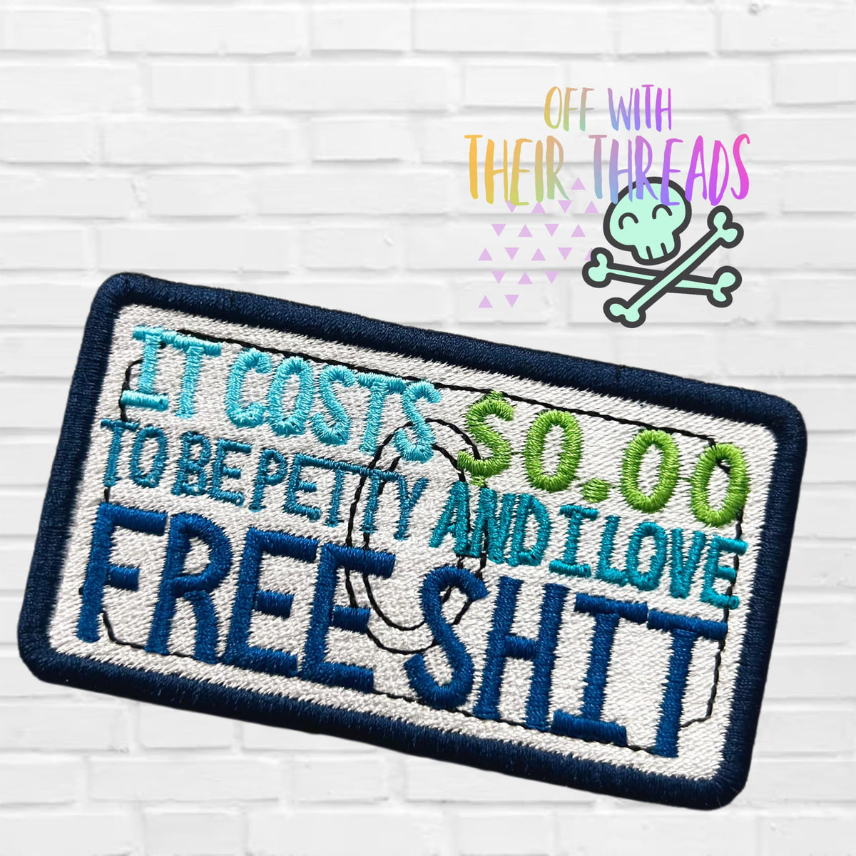 DIGITAL DOWNLOAD Petty Is Free Patch 3 SIZES INCLUDED – Off With Their ...