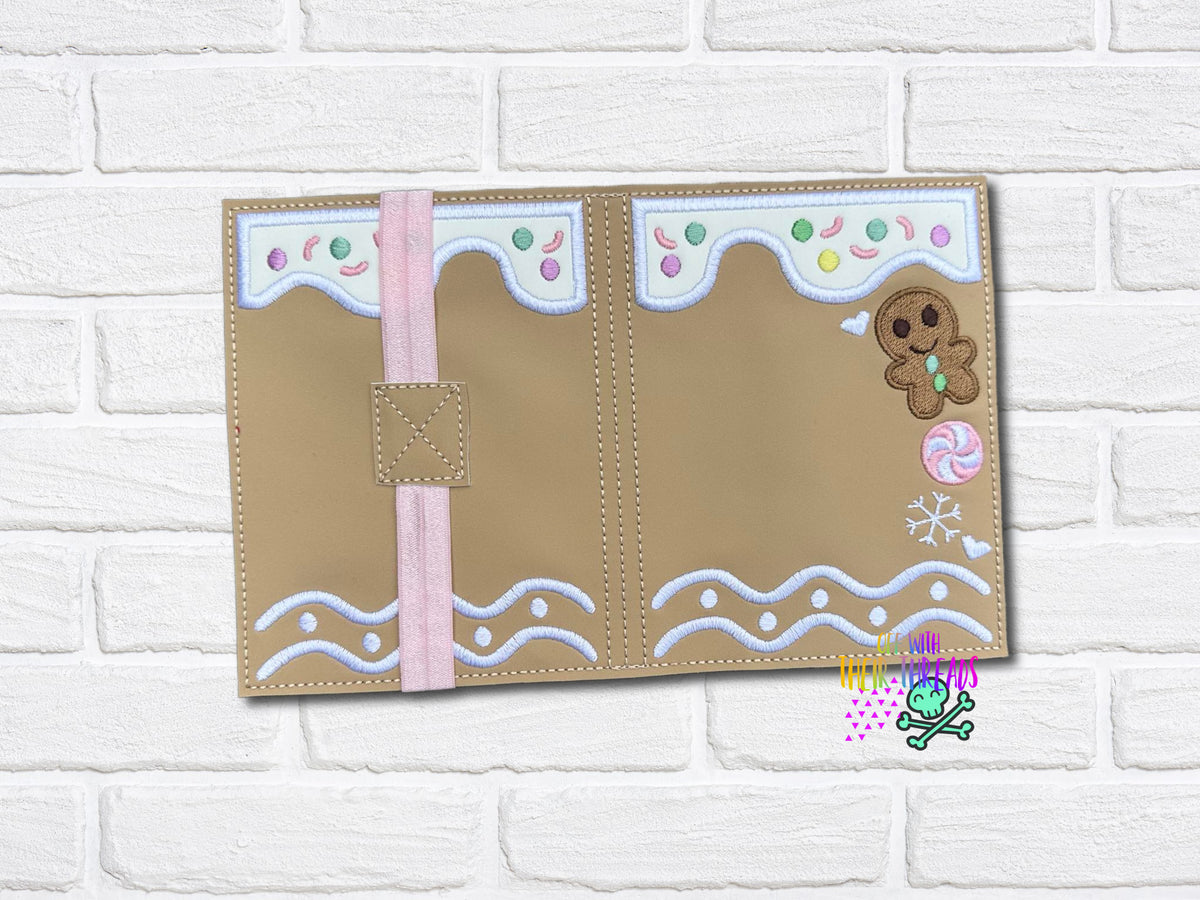 DIGITAL DOWNLOAD Applique Gingerbread A6 Notebook Cover – Off With ...
