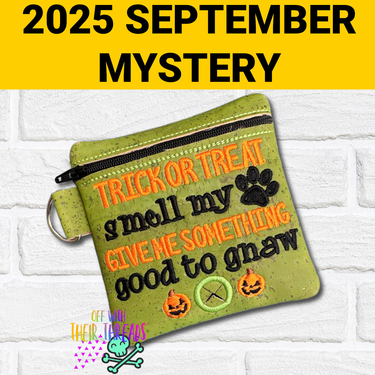 DIGITAL DOWNLOAD 5x5 Smell My Paw Poo Bag Holder – Off With Their Threads