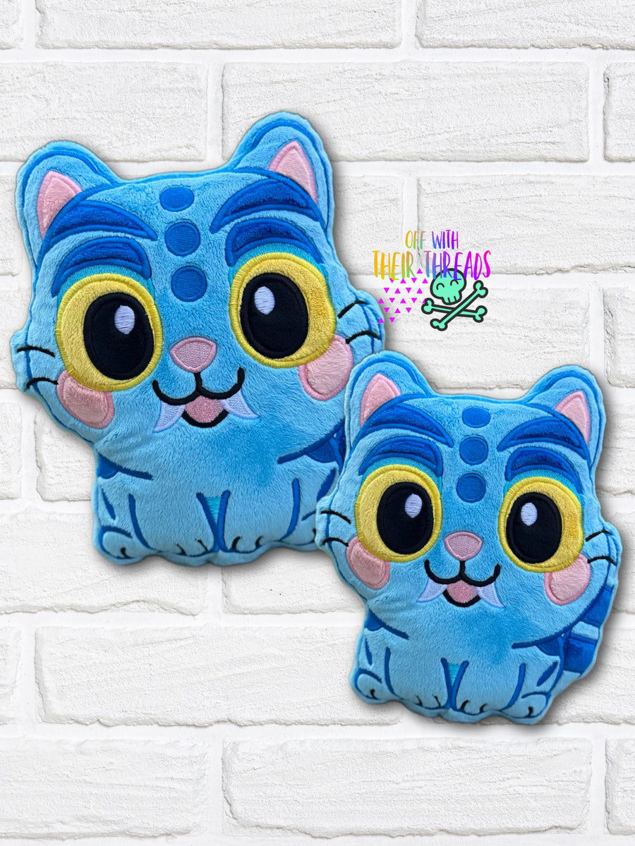 DIGITAL DOWNLOAD Applique Blue Tiger Plush 5 SIZES INCLUDED – Off With ...