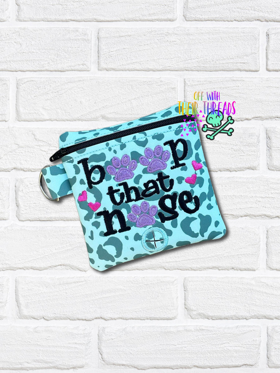DIGITAL DOWNLOAD 5x5 Boop The Nose Poo Bag Holder – Off With Their Threads