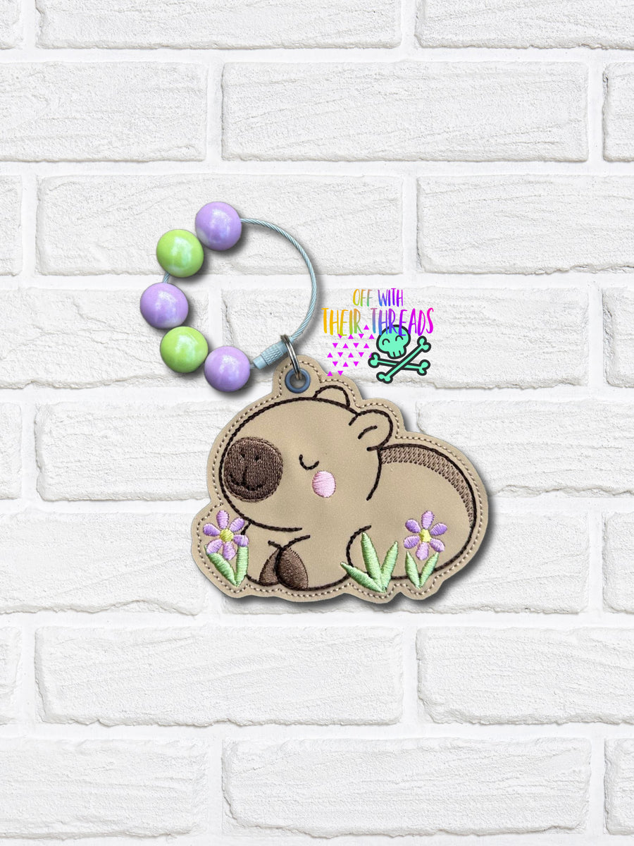 DIGITAL DOWNLOAD Capybara Bag Tag Bookmark Ornament – Off With Their ...