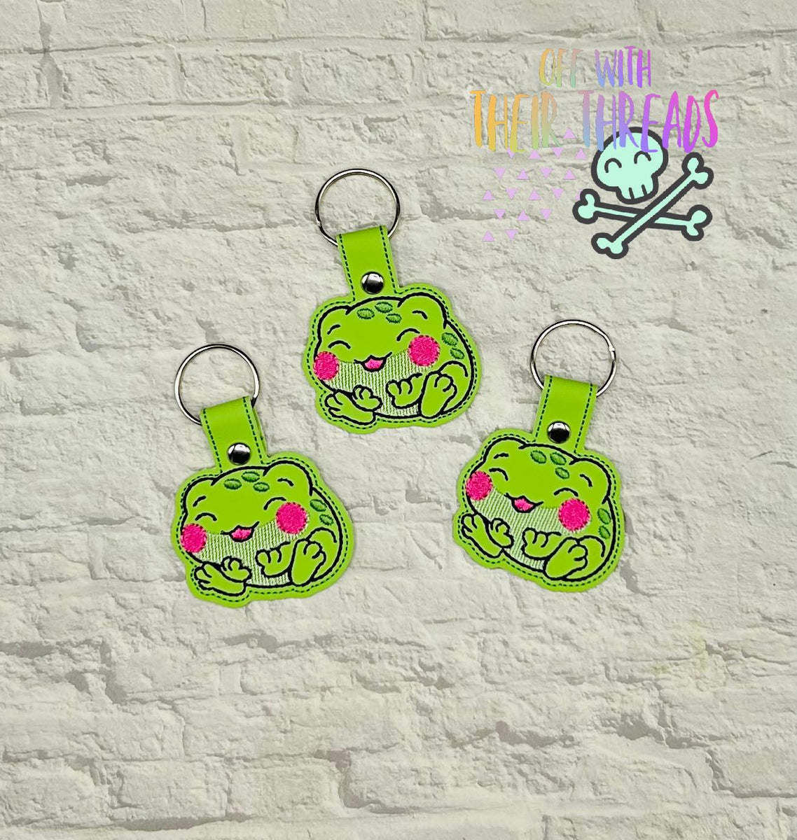 DIGITAL DOWNLOAD Chubby Frog Key Chain Snap Tab APRIL 2024 MYSTERY ...