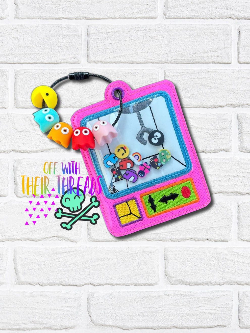 DIGITAL DOWNLOAD 3D Shaker Applique Claw Machine Bag Tag Bookmark Orna ...