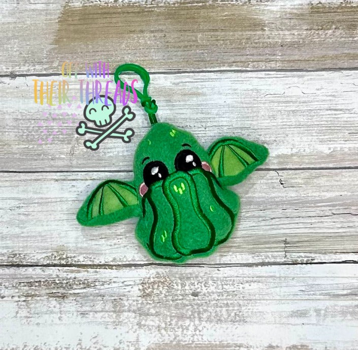 DIGITAL DOWNLOAD Applique Cthulhu Squishy Keychain MARCH 2024 MYSTERY ...