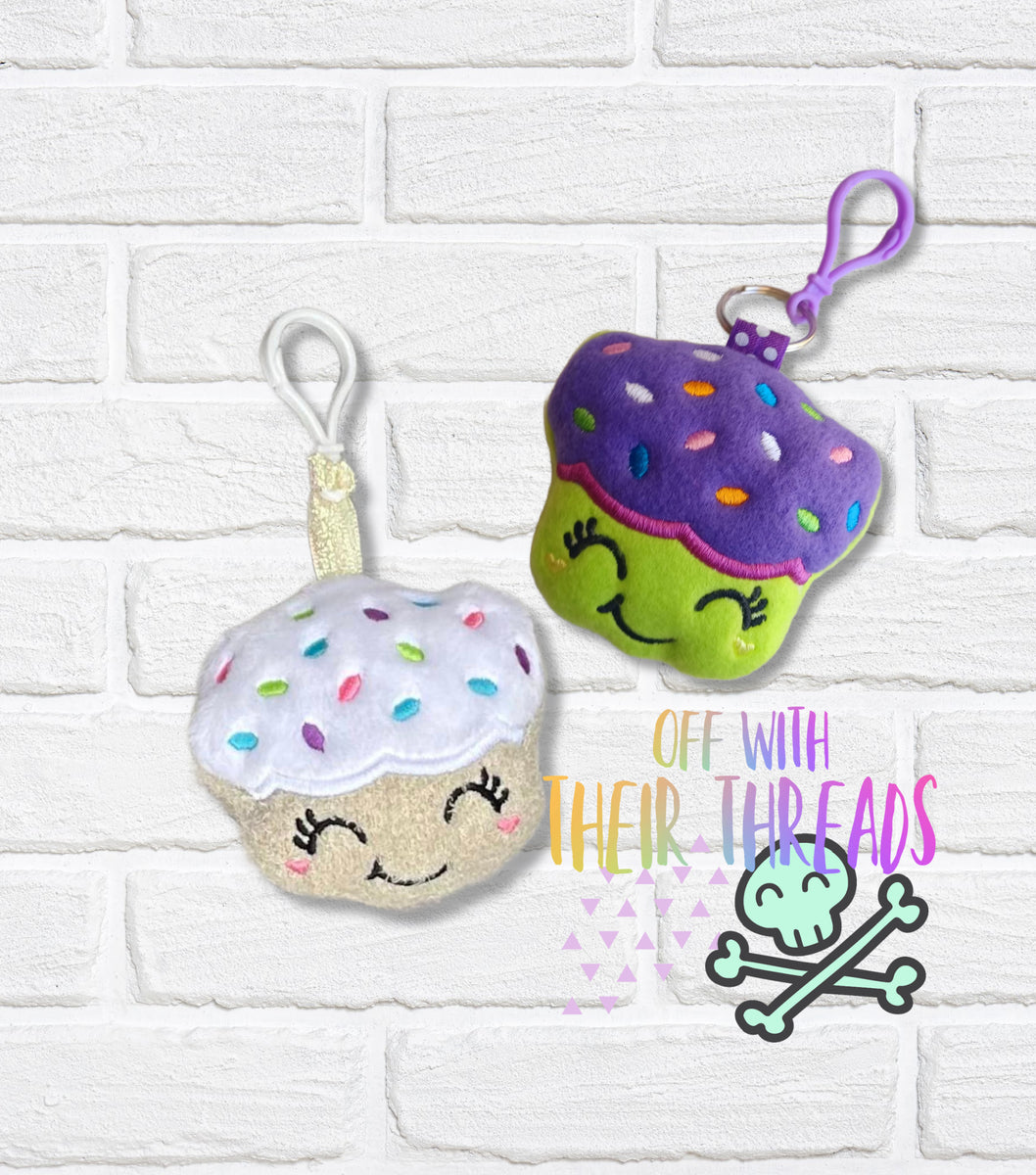 DIGITAL DOWNLOAD Applique Birthday Cupcake Squishy Keychain – Off With ...