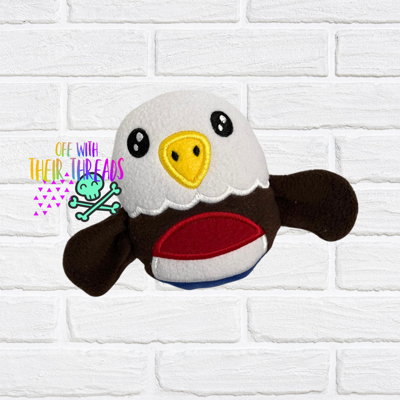 DIGITAL DOWNLOAD Applique Eagle Plush 5 SIZES INCLUDED – Off With Their ...