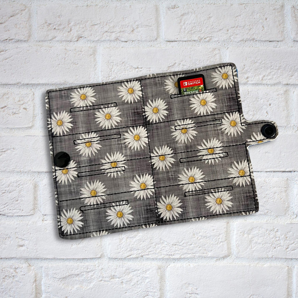 DIGITAL DOWNLOAD 5x7 ITH Game Cartridge Holder Snap Tab Wallet DS Swit ...