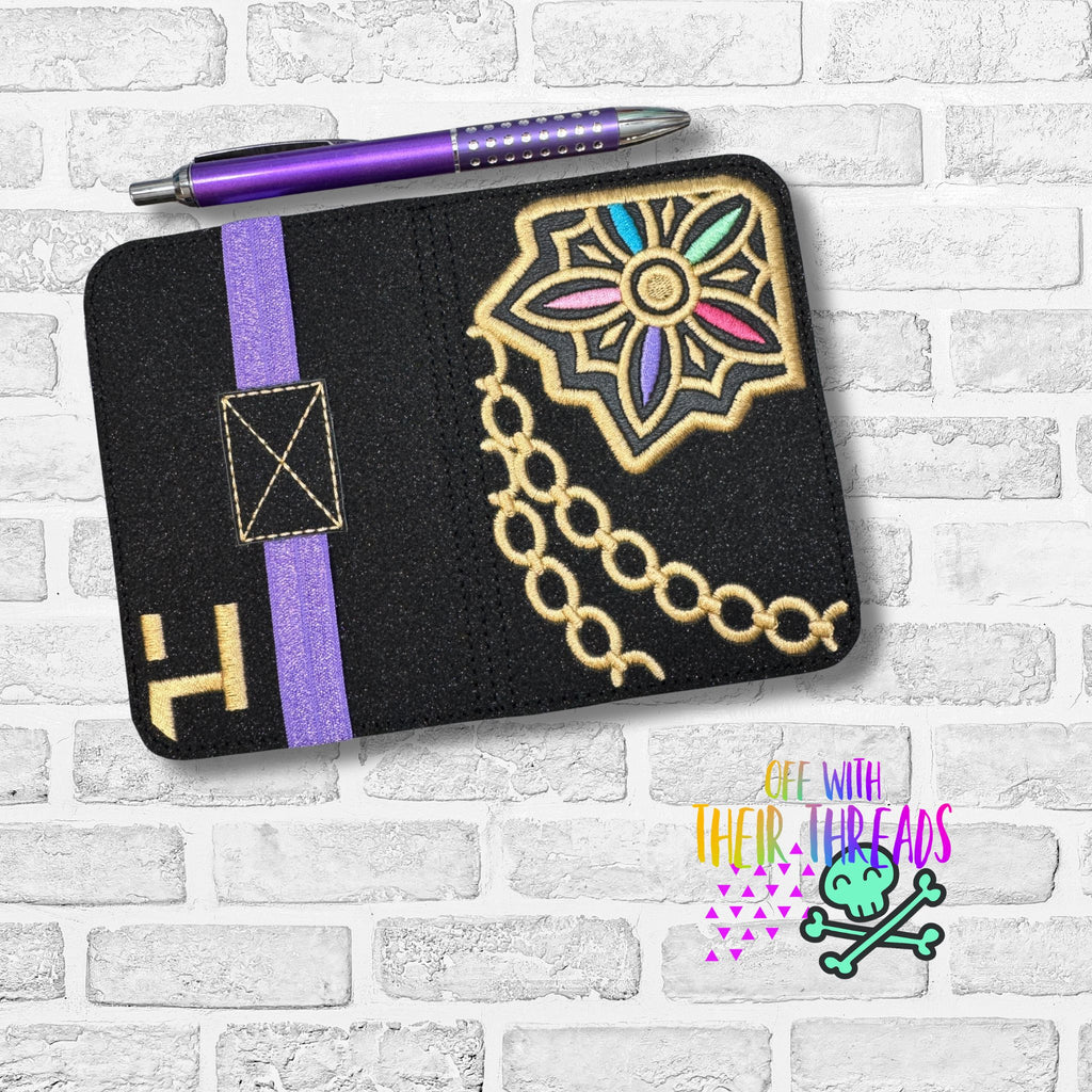 DIGITAL DOWNLOAD 5x7 Applique Golden Mini Composition Notebook Cover ...