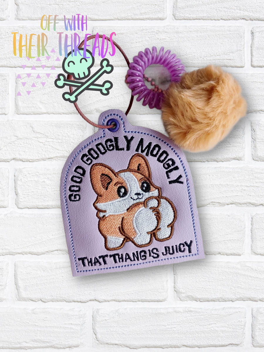 DIGITAL DOWNLOAD Googly Moogly Corgi Bag Tag Bookmark Ornament – Off ...