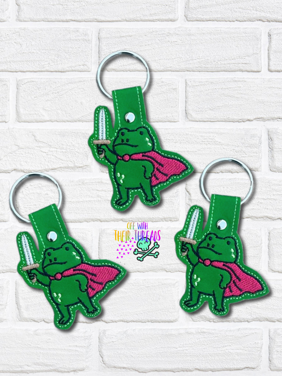 DIGITAL DOWNLOAD Huzzah Frog Battle Toad Snap Tab Keychain – Off With ...