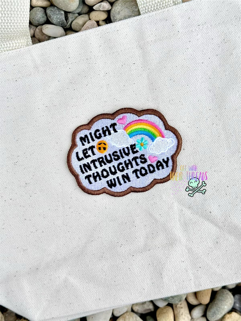DIGITAL DOWNLOAD Intrusive Thoughts Patch 3 SIZES INCLUDED – Off With Their Threads