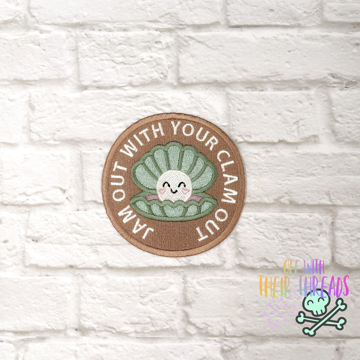 DIGITAL DOWNLOAD Jam Out With Your Clam Out Patch 3 SIZES INCLUDED ...