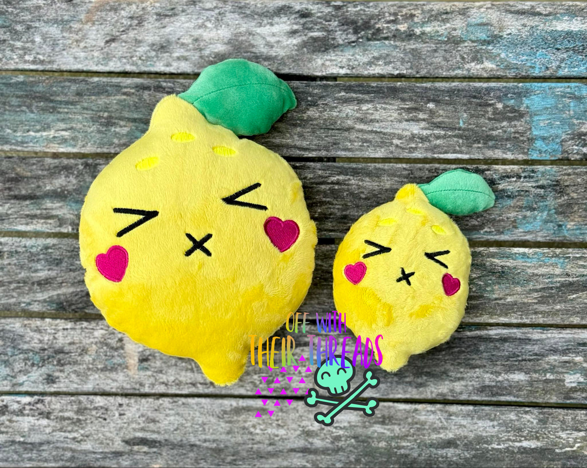 DIGITAL DOWNLOAD Sour Lemon Plush Set 5 SIZES INCLUDED – Off With Their ...