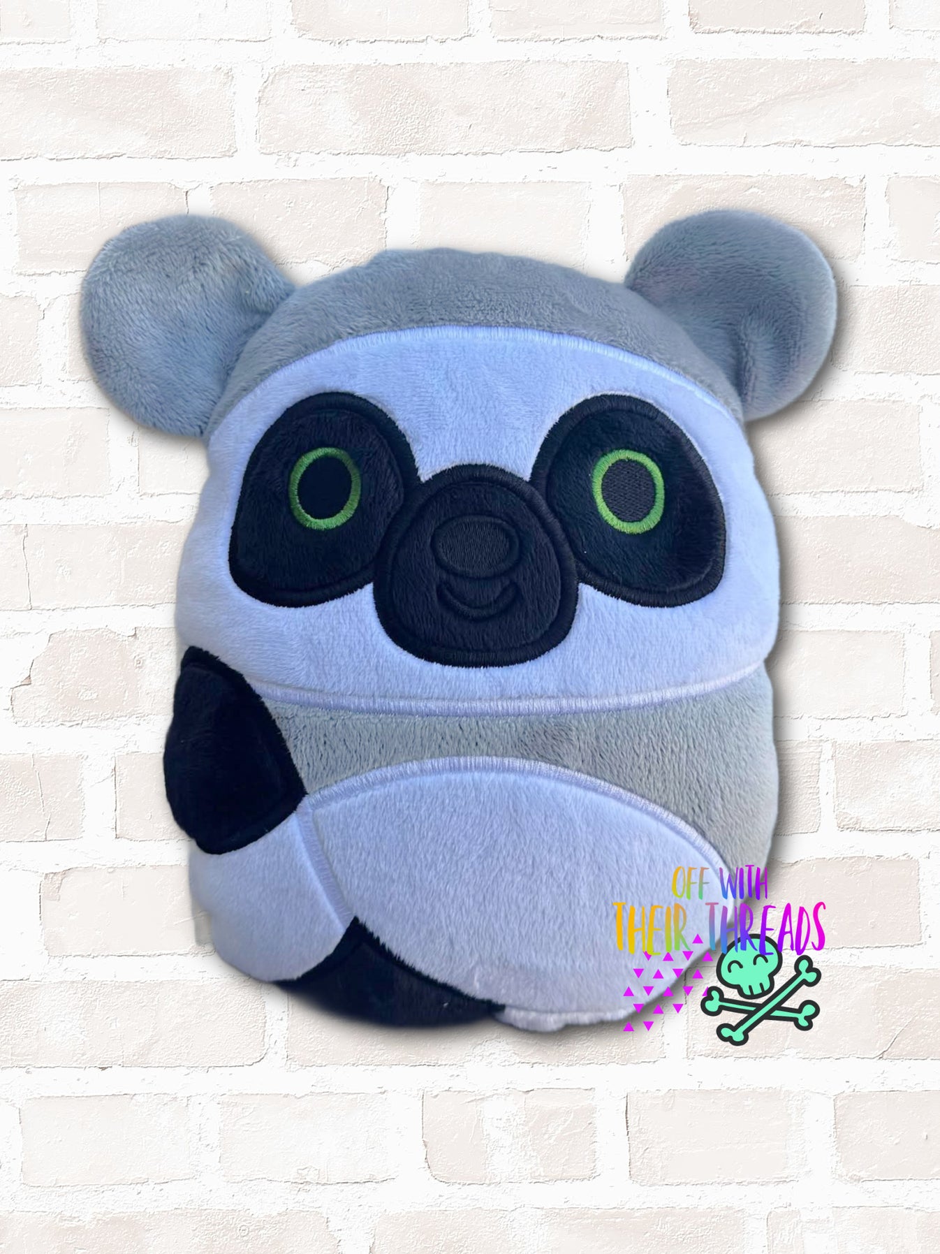 DIGITAL DOWNLOAD Applique Lemur Plush 5 SIZES INCLUDED – Off With Their ...