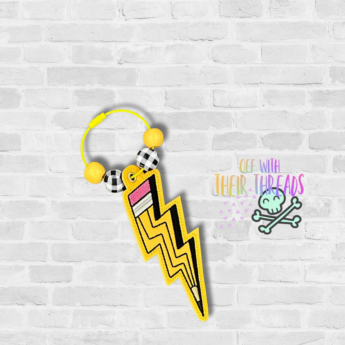 DIGITAL DOWNLOAD Lightning Pencil Bag Tag Bookmark Ornament – Off With ...
