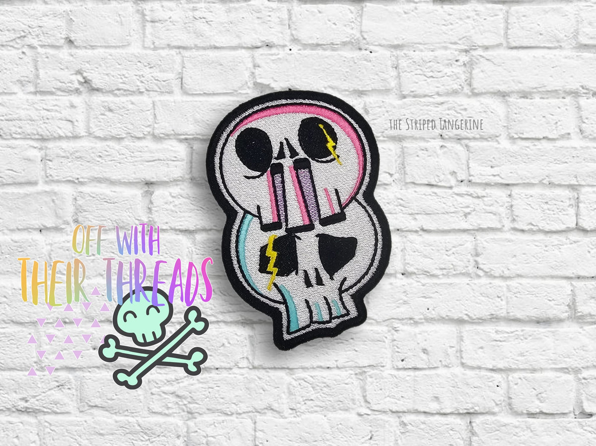 DIGITAL DOWNLOAD Skull Stack Patch 3 SIZES INCLUDED FEBRUARY 2024 SPOO ...