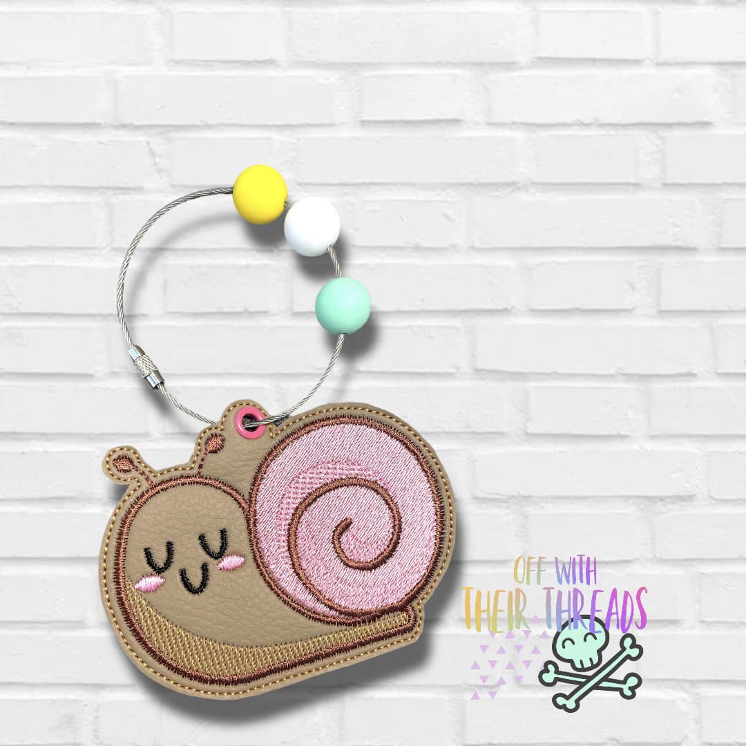 DIGITAL DOWNLOAD Cutie Snail Bag Tag Bookmark Ornament – Off With Their ...