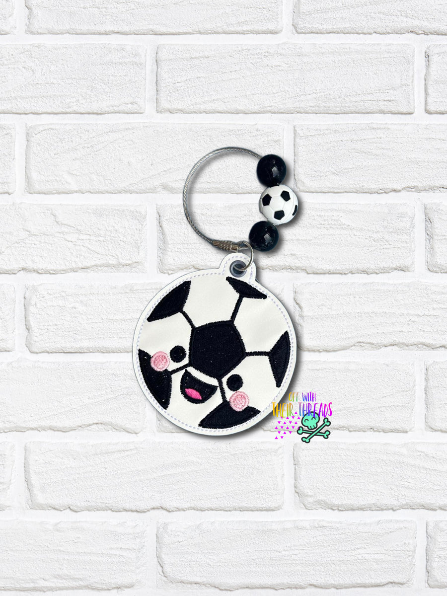 DIGITAL DOWNLOAD Soccer Ball Bag Tag Bookmark Ornament – Off With Their ...