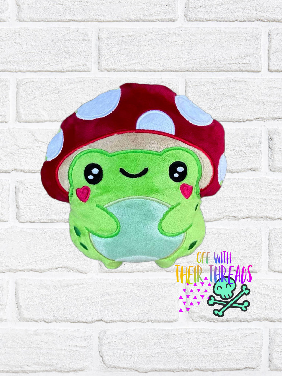 DIGITAL DOWNLOAD Applique Toadstool Plush 5 SIZES INCLUDED – Off With ...