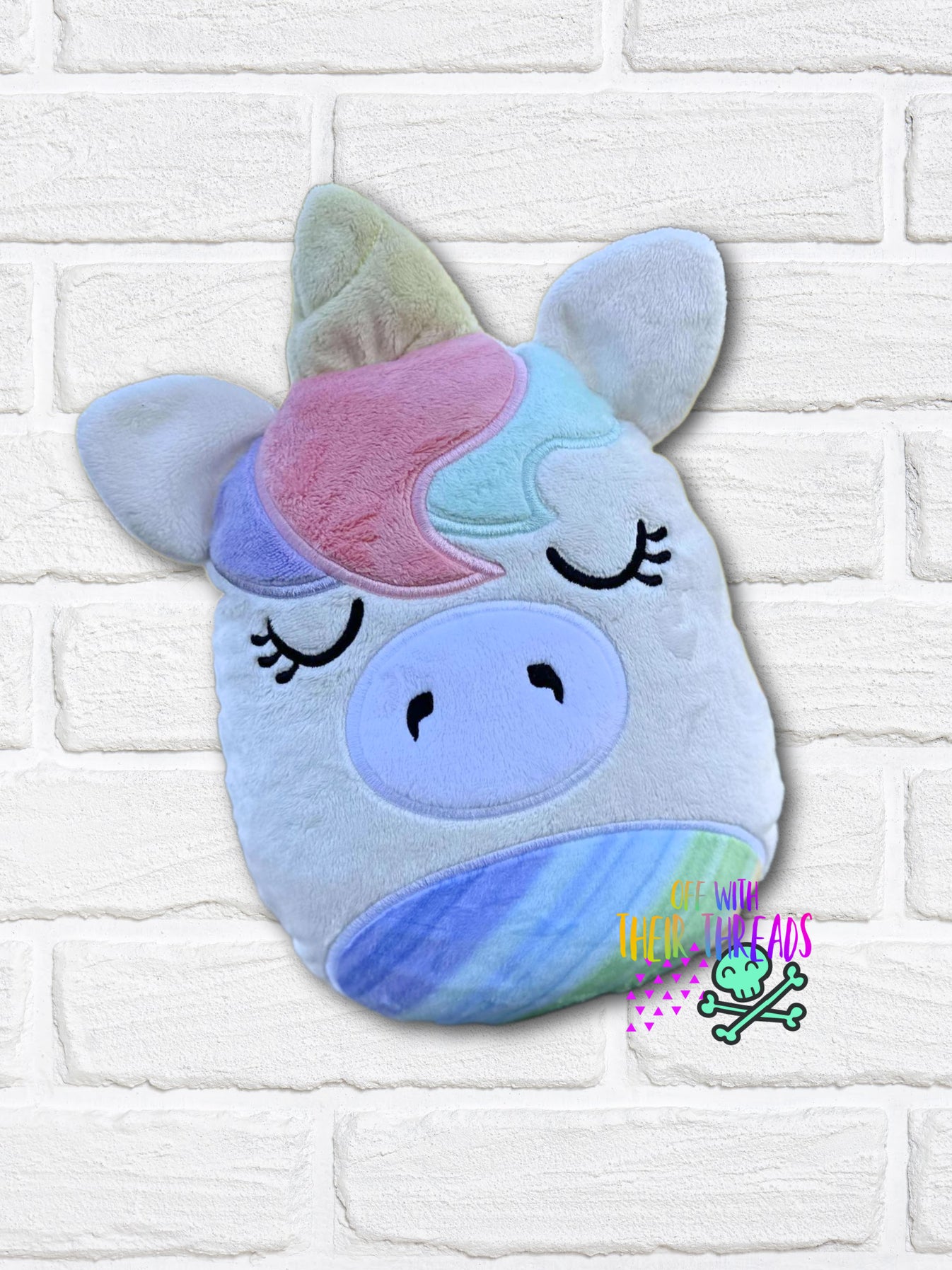 DIGITAL DOWNLOAD Applique Unicorn Plush 5 SIZES INCLUDED – Off With ...