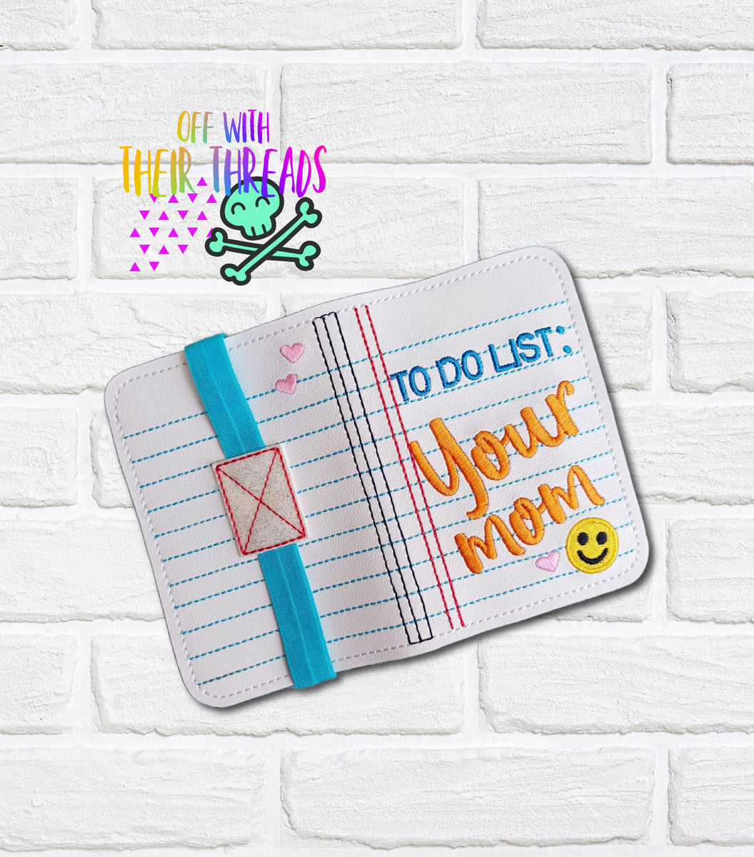 DIGITAL DOWNLOAD Your Mom Mum Mini Composition Notebook Cover JUNE 202 ...