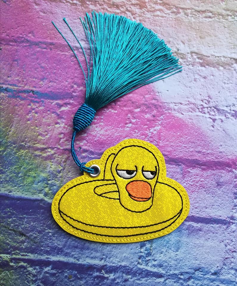 DIGITAL DOWNLOAD 4x4 Chad The Perturbed Duck Floatie Bookmark – Off ...