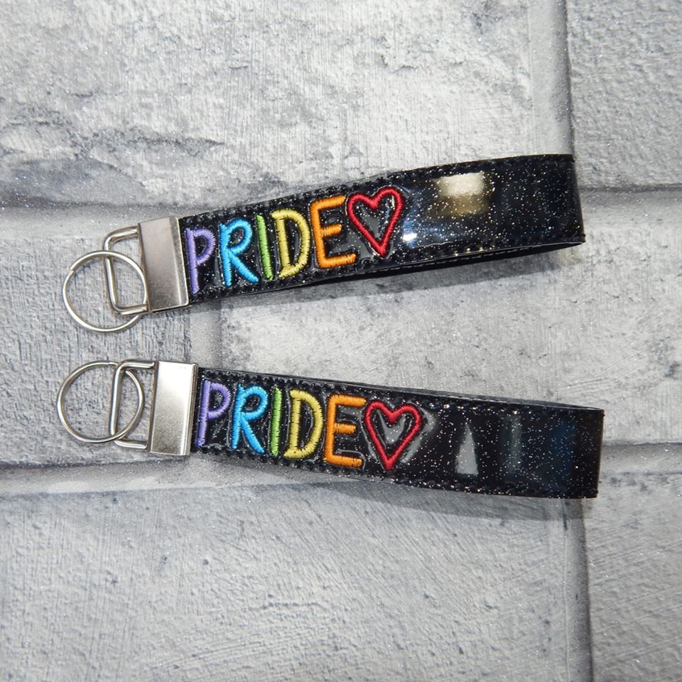 5x7 6x10 DIGITAL DOWNLOAD Pride Ally Key Fob Set – Off With Their Threads