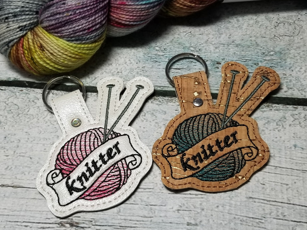 DIGITAL DOWNLOAD Knitter Snap Tab Yarn and Knitting Needles – Off With ...