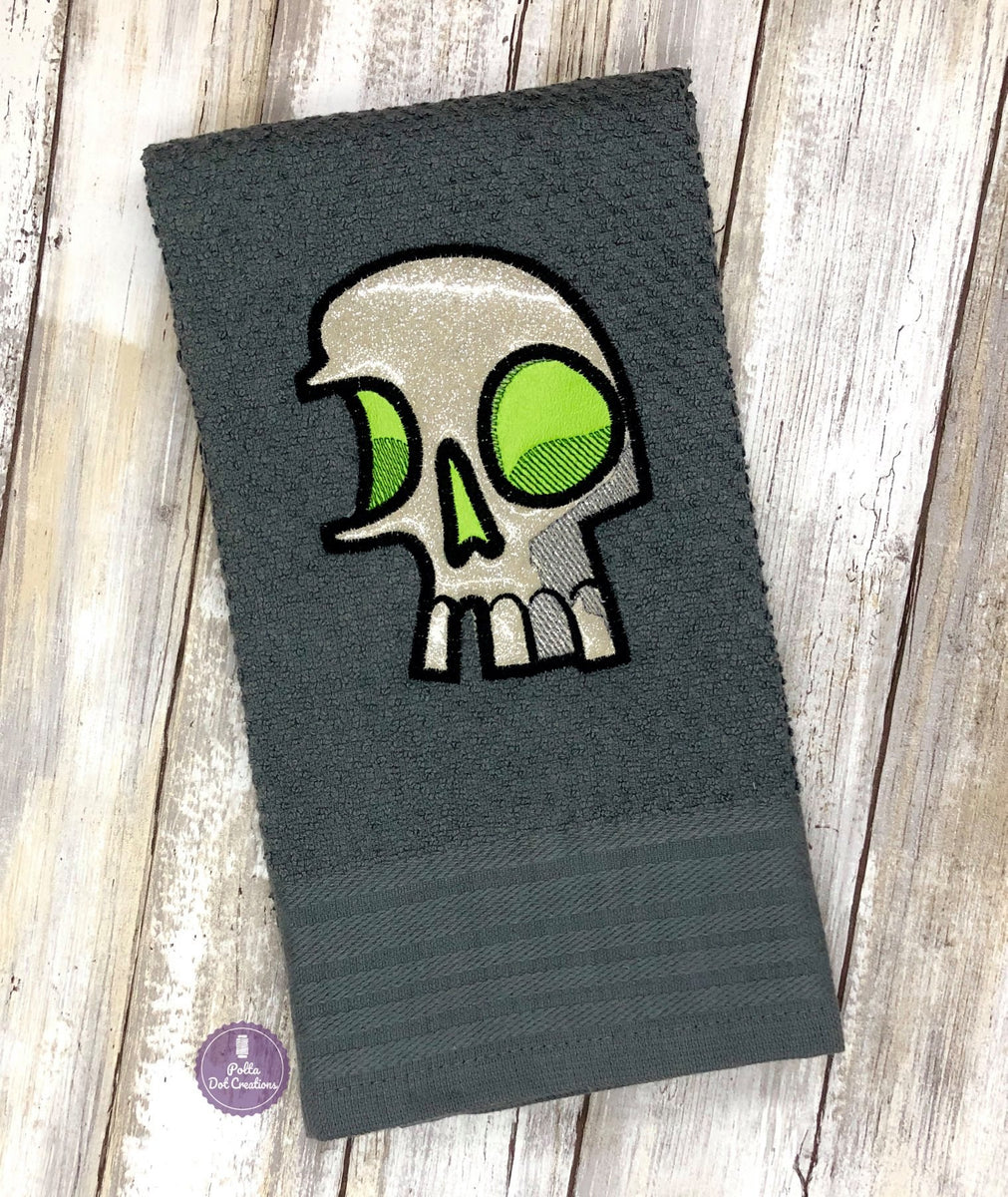 DIGITAL DOWNLOAD Fragmented Skull Applique 5 SIZES INCLUDED – Off With ...