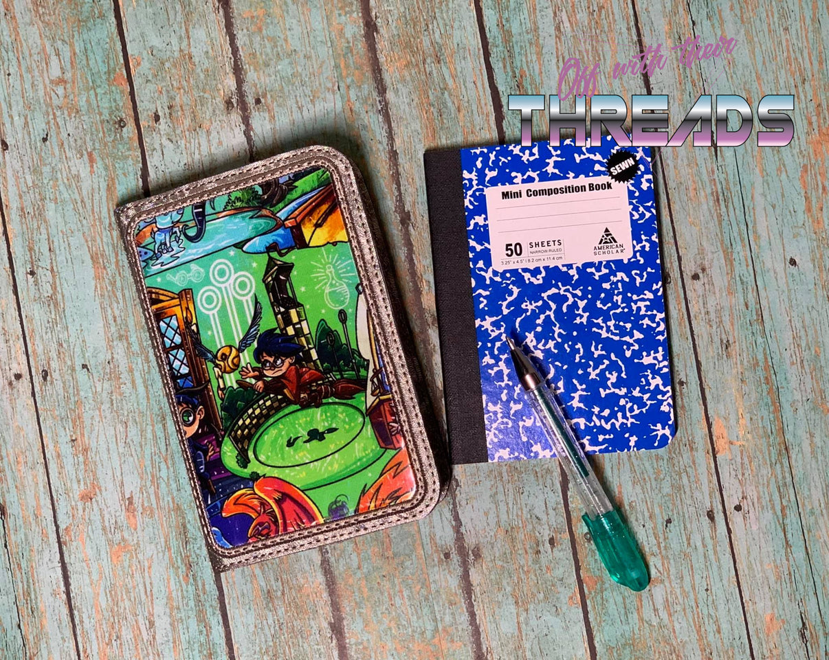 DIGITAL DOWNLOAD 5x7 Applique Mini Composition Notebook Cover UPDATED ...