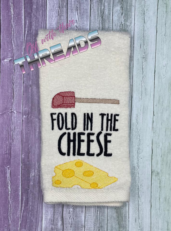 DIGITAL DOWNLOAD Fold In The Cheese Design Set 4 Sizes SKETCH AND APPL ...