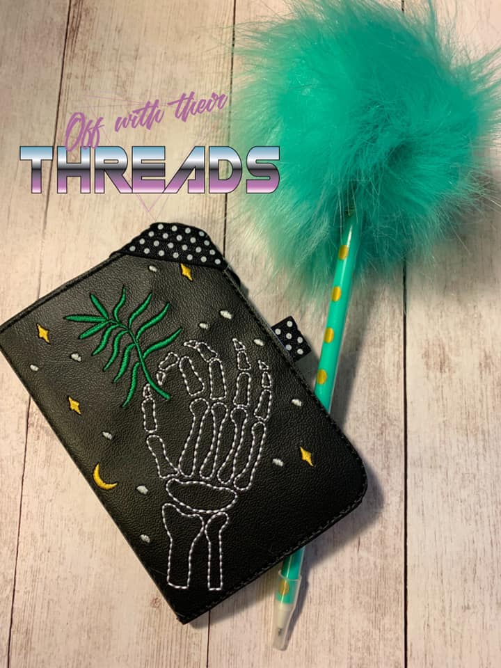 DIGITAL DOWNLOAD Skeleton Hand Mini Comp Notebook Cover Holder – Off ...