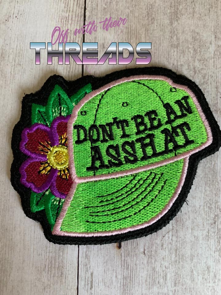 DIGITAL DOWNLOAD Don't Be An Asshat Patch 2 SIZES INCLUDED – Off With ...