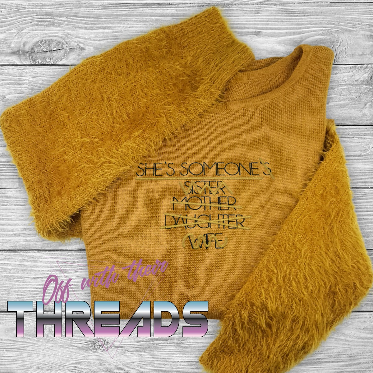 DIGITAL DOWNLOAD She Is Someone Embroidery Design 4 SIZES INCLUDED ...